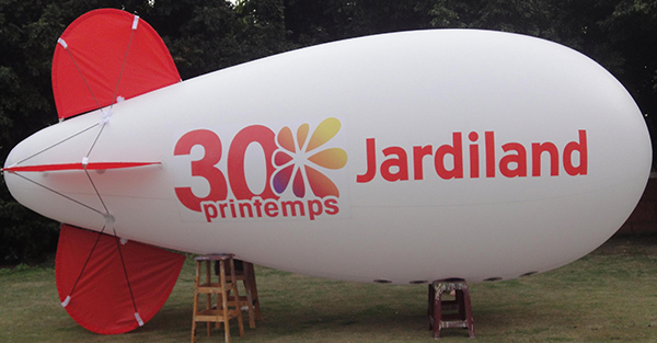 Dirigeable Publicitaire Hélium - AEROVUE - ☎ 03 87 60 71 22